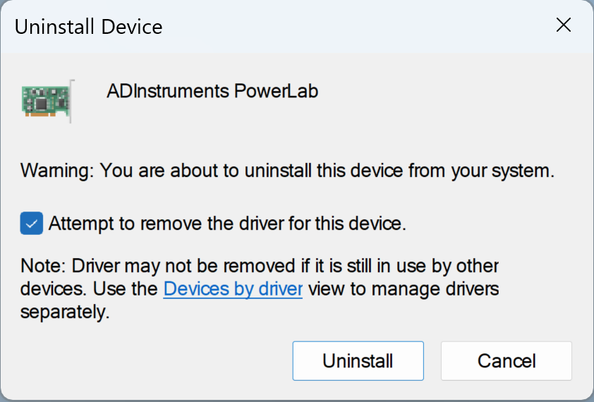 Why isn't my PowerLab being detected after updating my Windows PC ...