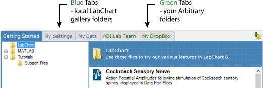 New in LabChart 8: Easy access to shared data | ADInstruments