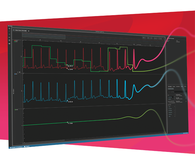 LabChart Lightning | Data acquisition and analysis software | ADInstruments