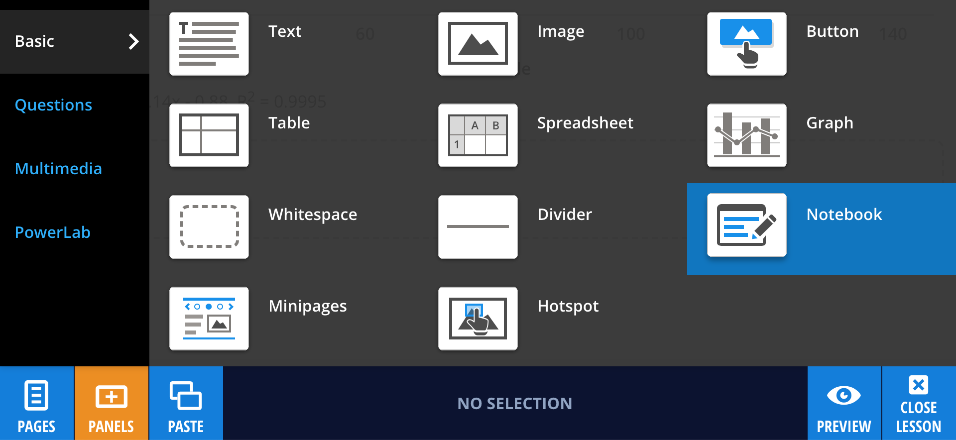 Creating Lt Notebook Panels | ADInstruments