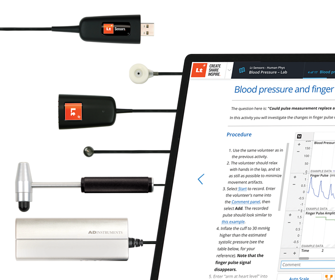 Lt Sensors for Human Physiology Teaching | ADInstruments